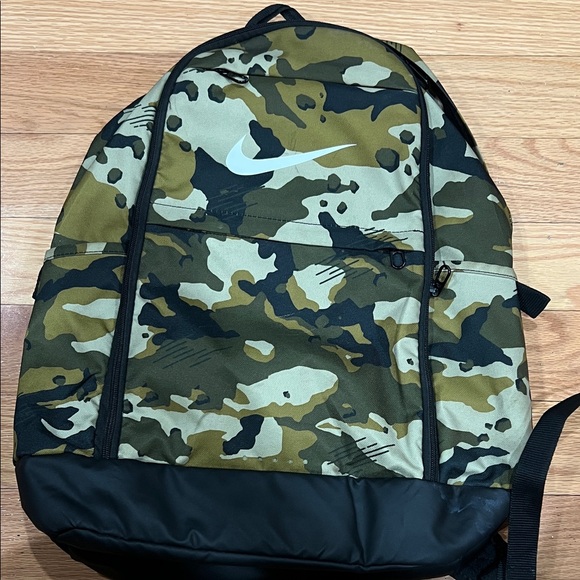 Nike | Bags | Nike Camouflage Backpack With Black Accents | Poshmark